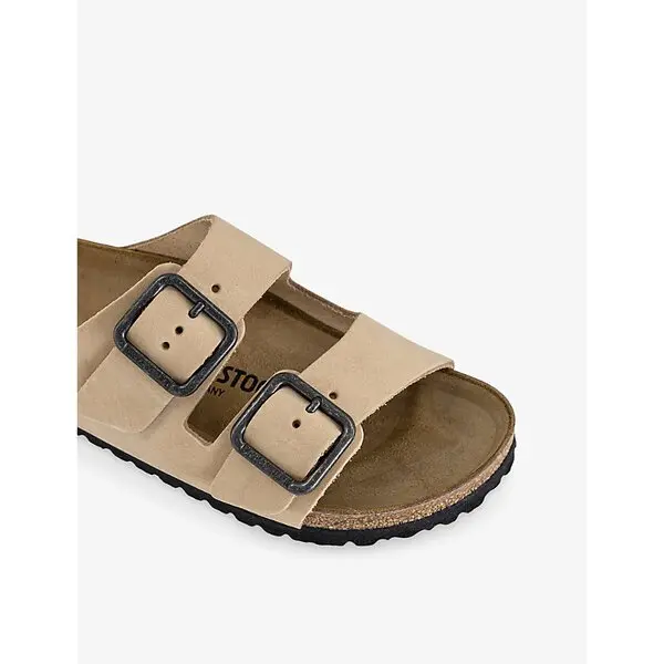 BIRKENSTOCK Arizona Suede Sandals - Sandcastle