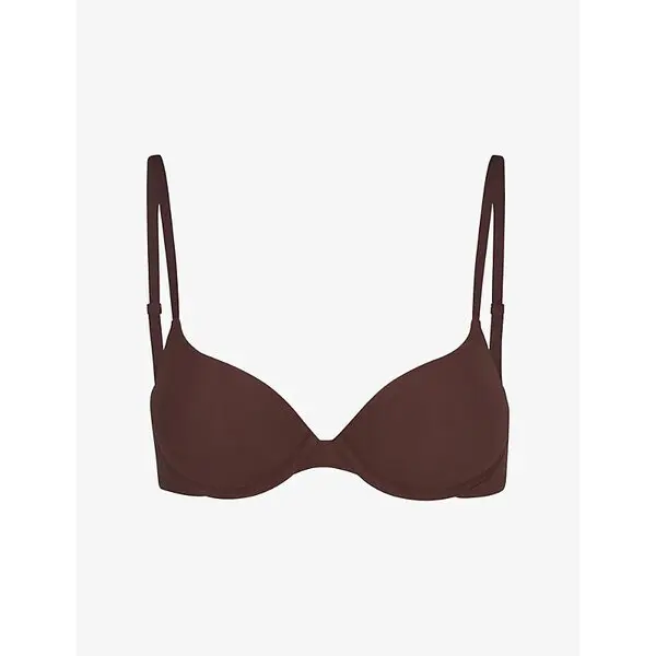 SKIMS Fits Everybody Push-up Demi Bra - Cocoa