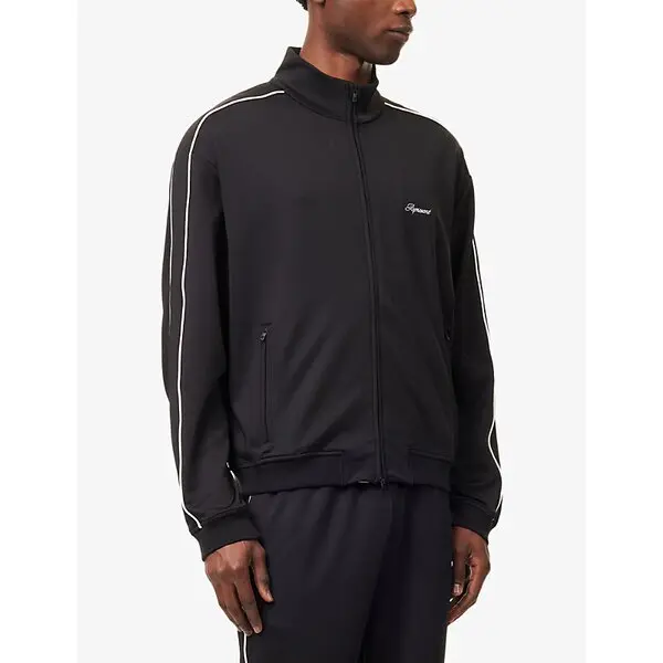 REPRESENT Logo-embroidered Jersey Track Top