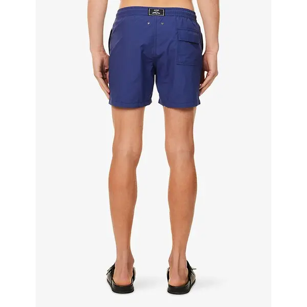 ARRELS BARCELONA Embroidered Swim Shorts - Navy