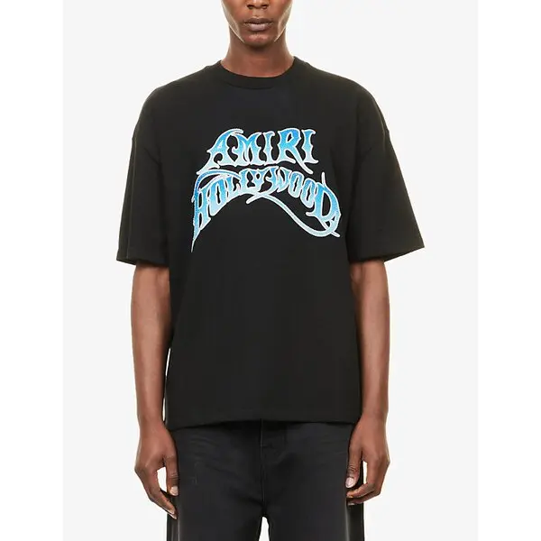 Amiri Crystal-embellished Surf Cotton-jersey T-shirt