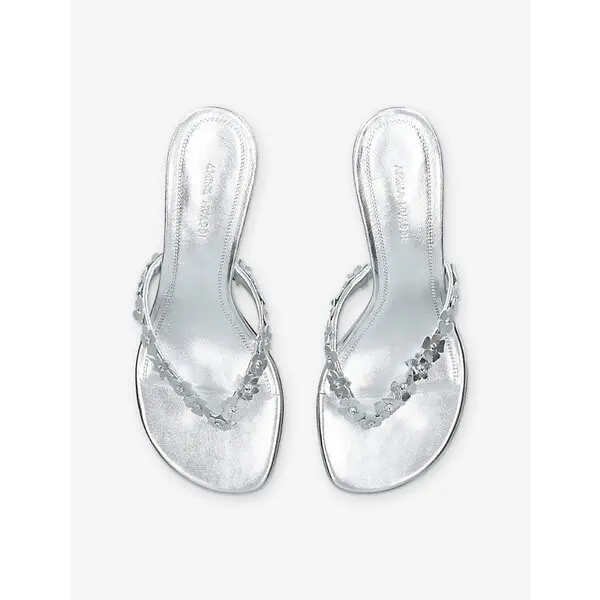 Amina Muaddi Janis Thong Sandals
