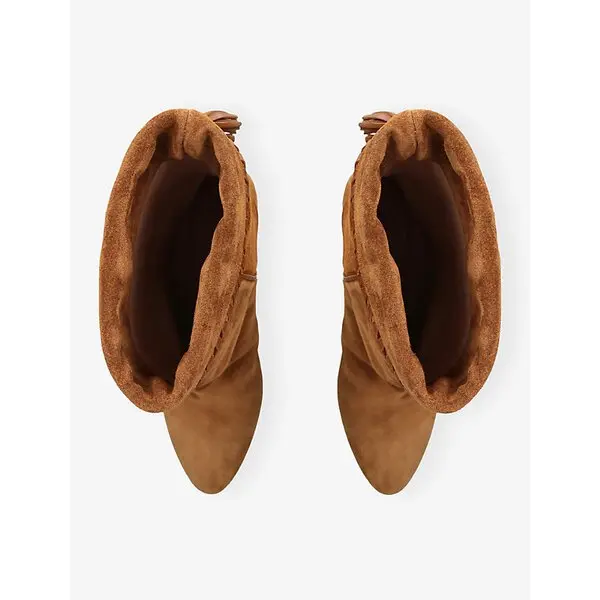 Isabel Marant Étoile Dalby Suede Heeled Boots - Camel