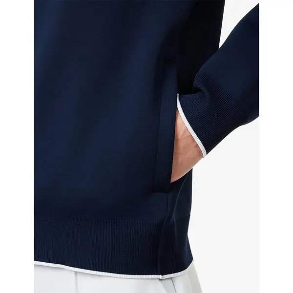 Lacoste Tennis Heritage Quarter-zip Jersey Sweatshirt
