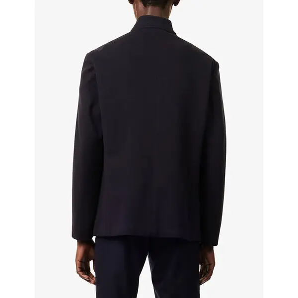 Corneliani Patch-pocket Button-up Wool Jacket