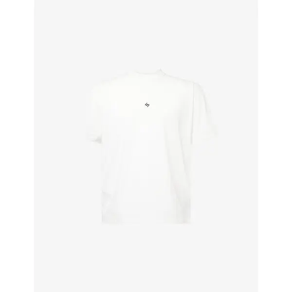 247 BY REPRESENT Dna Crewneck Stretch-jersey T-shirt - Flat White