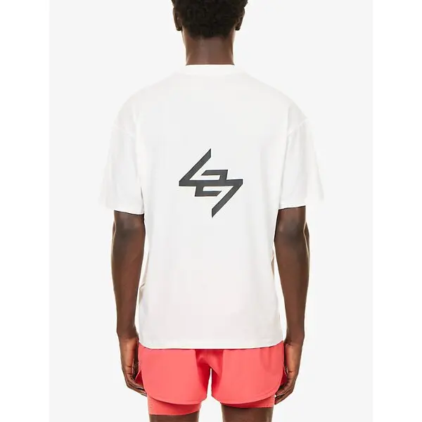 247 BY REPRESENT Dna Crewneck Stretch-jersey T-shirt - Flat White