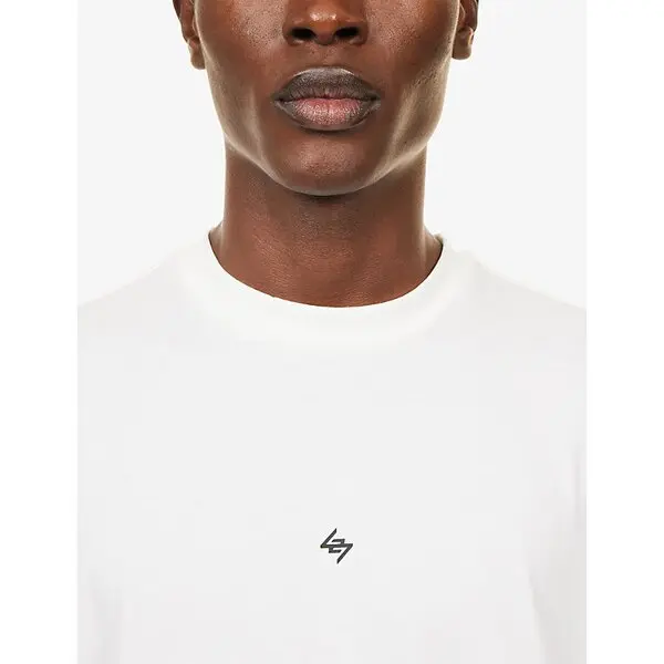 247 BY REPRESENT Dna Crewneck Stretch-jersey T-shirt - Flat White