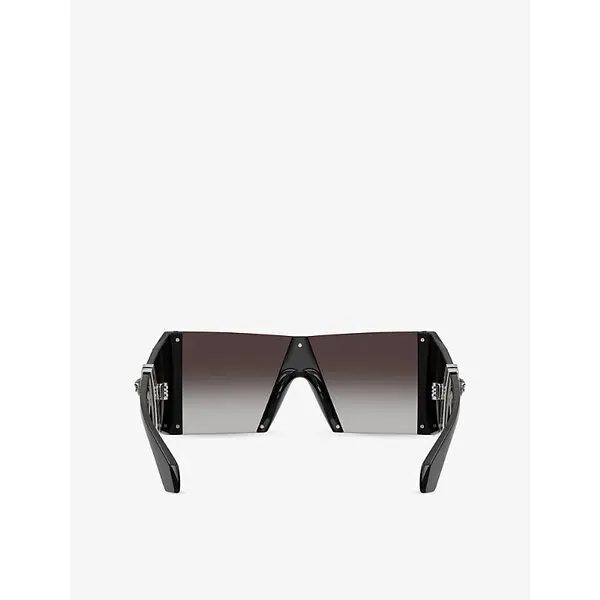 Versace Ve4515 Square-frame Acetate Sunglasses - Black