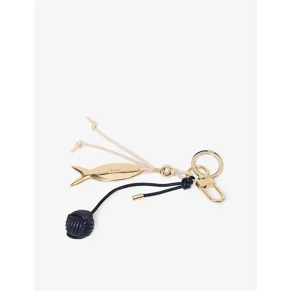 Maje Leather Nautical Charm