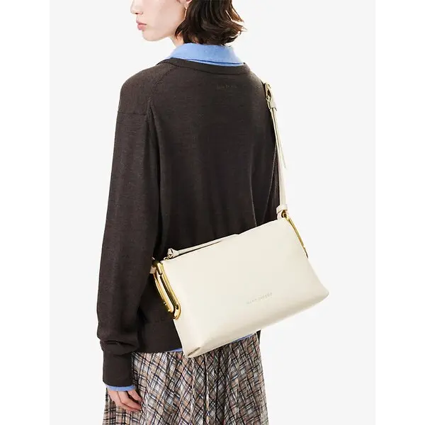 Marc Jacobs Leather Shoulder Bag - Cloud White