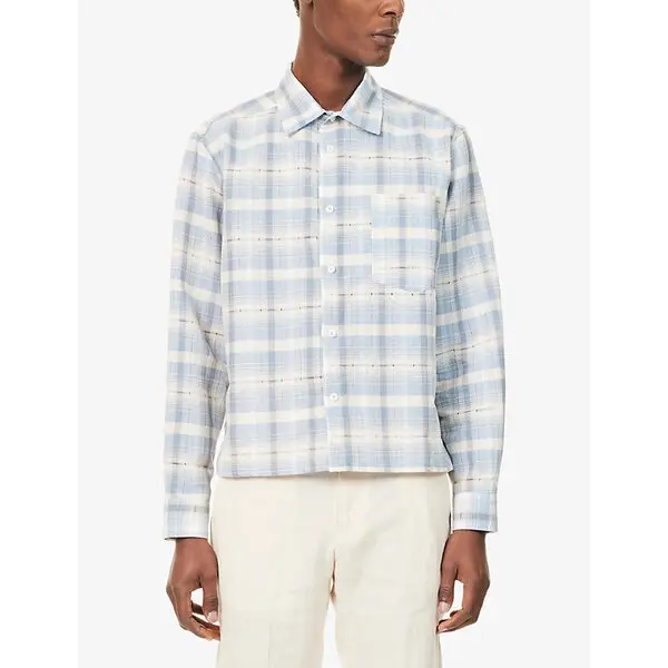 PERCIVAL Jesse Boxy Linen And Cotton-blend Shirt