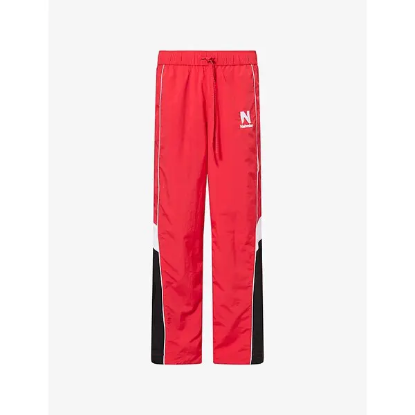 NAHMIAS Colour-block Nylon Jogging Bottoms - Red