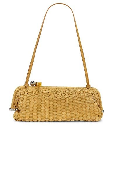 Jacquemus La Grande Pochette Salon Clutch Bag - Camel