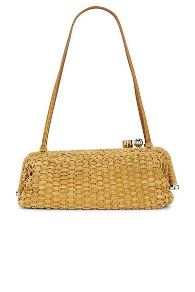 Jacquemus La Grande Pochette Salon Clutch Bag - Camel