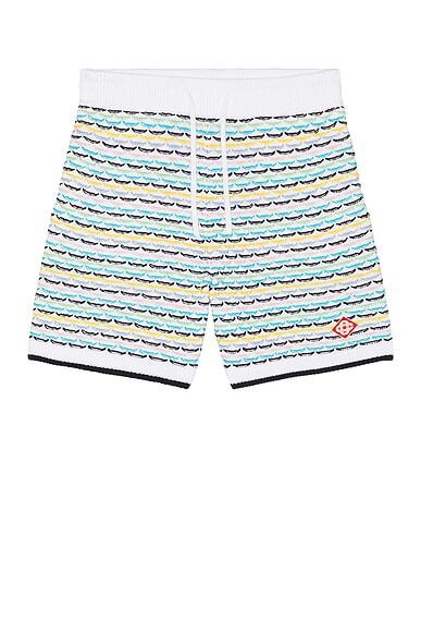 Casablanca Tuck Stitch Shorts