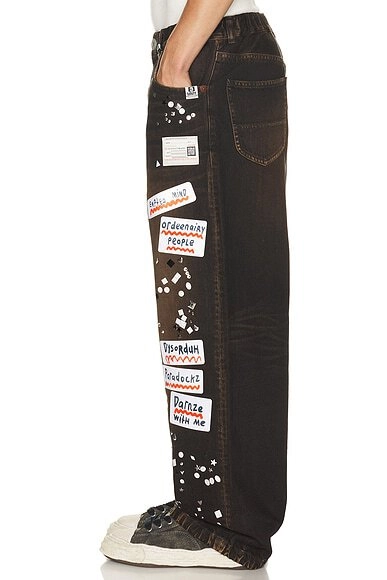 Mihara Yasuhiro Embellished Denim Jeans
