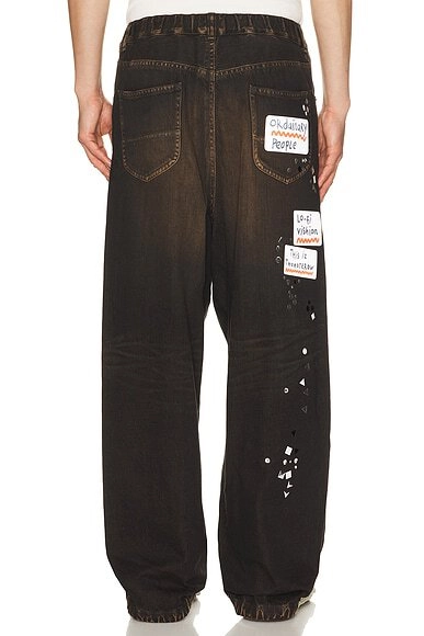 Mihara Yasuhiro Embellished Denim Jeans