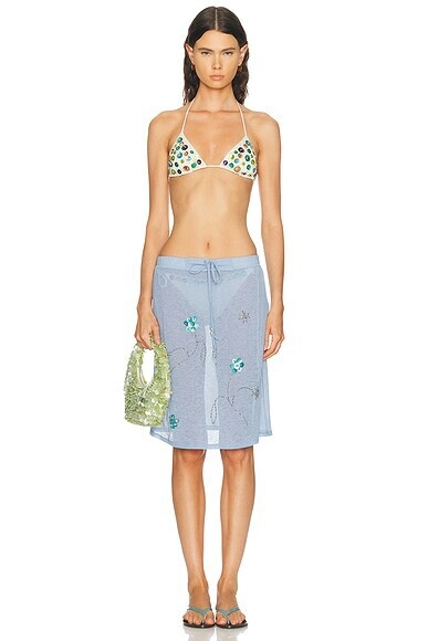 SIEDRES Juniper Embellished Bikini Top