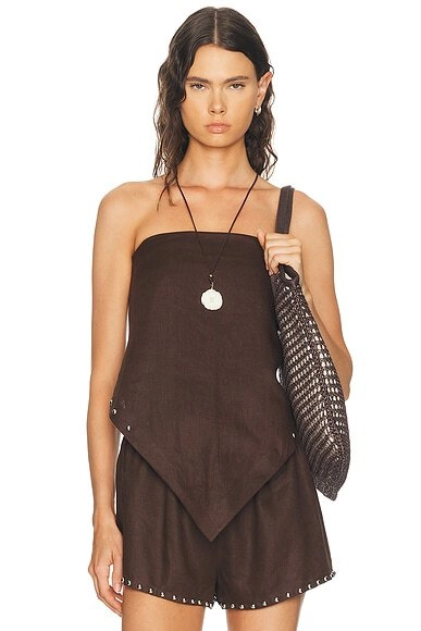 Staud Sonya Linen Top
