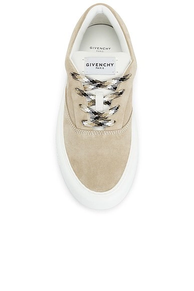 Givenchy Suede Lace-up Sneakers - Beige