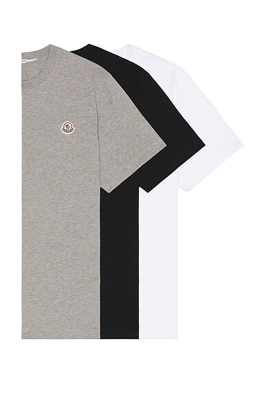 Moncler Short Sleeve Tee Pack Of 3