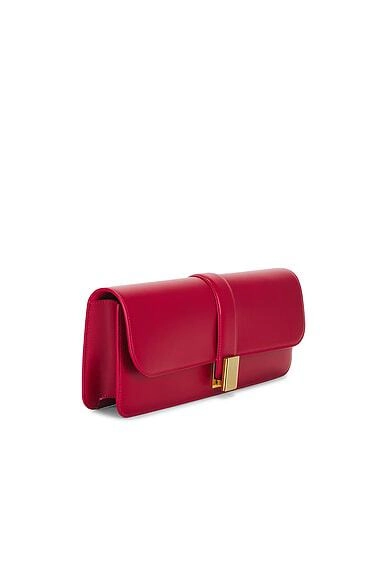 Khaite Blake Clutch With Gold Tone Hardware - Ruby