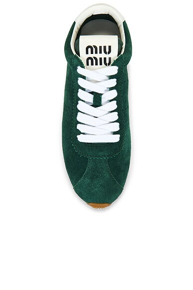 Miu Miu Plume Sneaker - Oleandro
