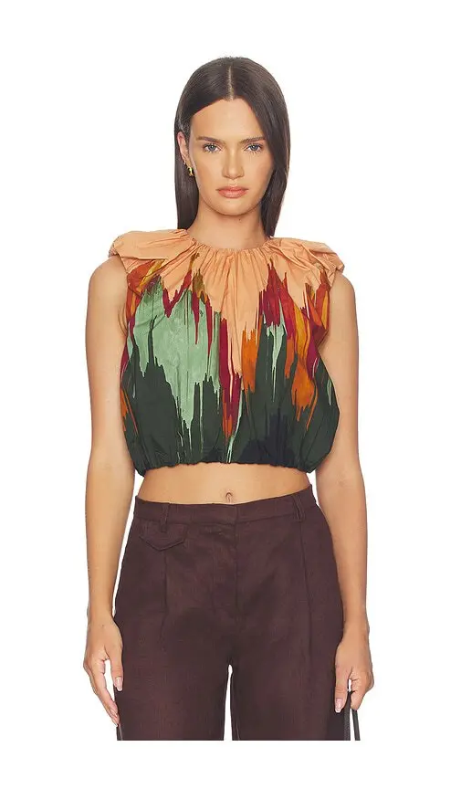 Ulla Johnson Gracie Sleeveless Cotton Top - Multi