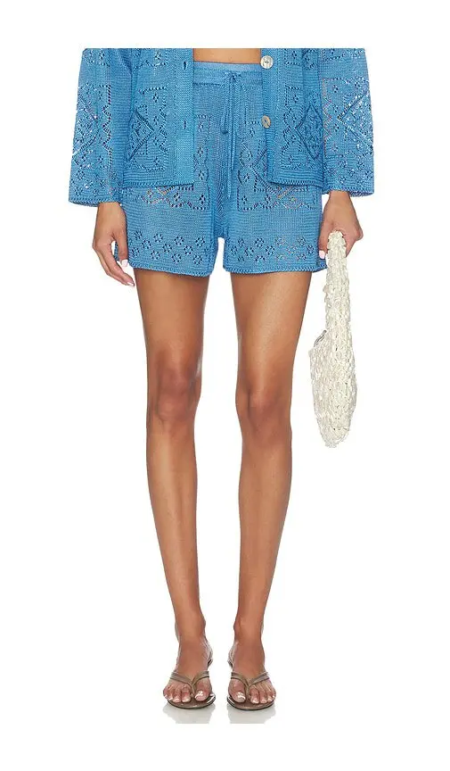 Calle Del Mar Handkerchief Short - Blue