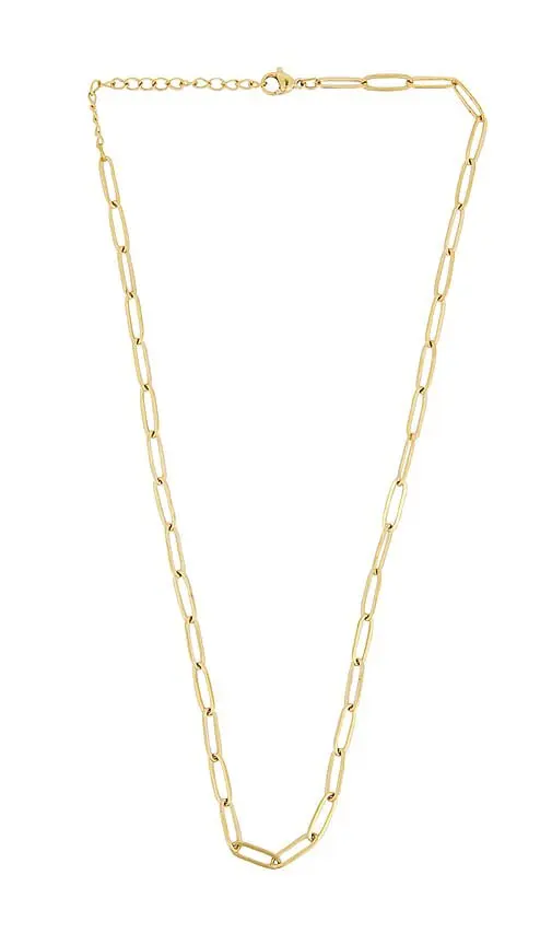 MAZIN JEWELS The Sydney Necklace - Metallic Gold