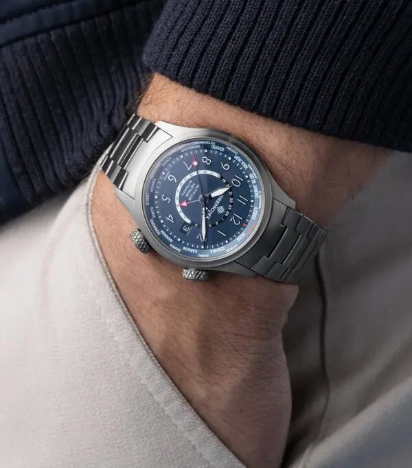 BREMONT Titanium Altitude Meteor Time Zones Watch
