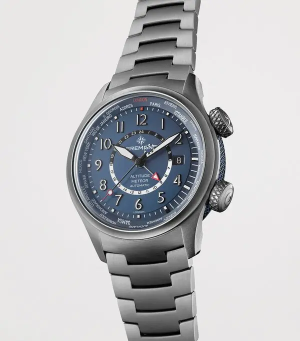 BREMONT Titanium Altitude Meteor Time Zones Watch