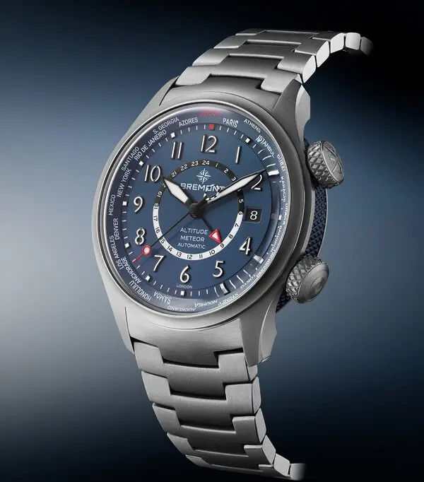 BREMONT Titanium Altitude Meteor Time Zones Watch