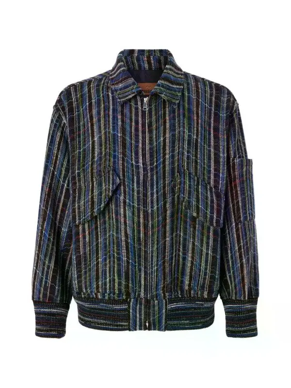Missoni Zigzag Knit Zip-up Jacket