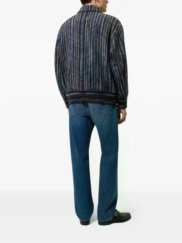 Missoni Zigzag Knit Zip-up Jacket