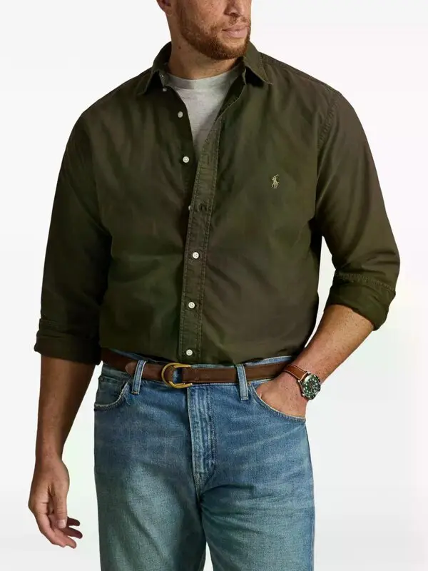 Polo Ralph Lauren Garment-dyed Oxford Shirt - Green