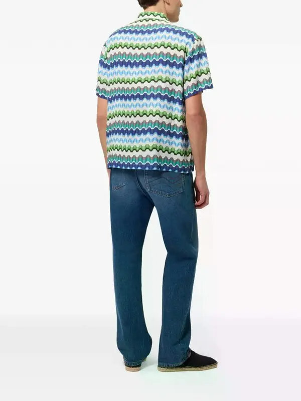 Missoni Zigzag-print Short-sleeve Shirt