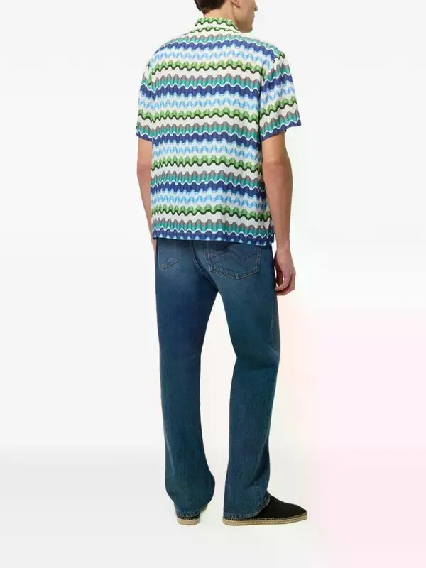 Missoni Zigzag-print Short-sleeve Shirt