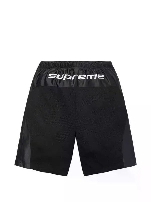 Supreme X Jordan Logo-patch Shorts - Black
