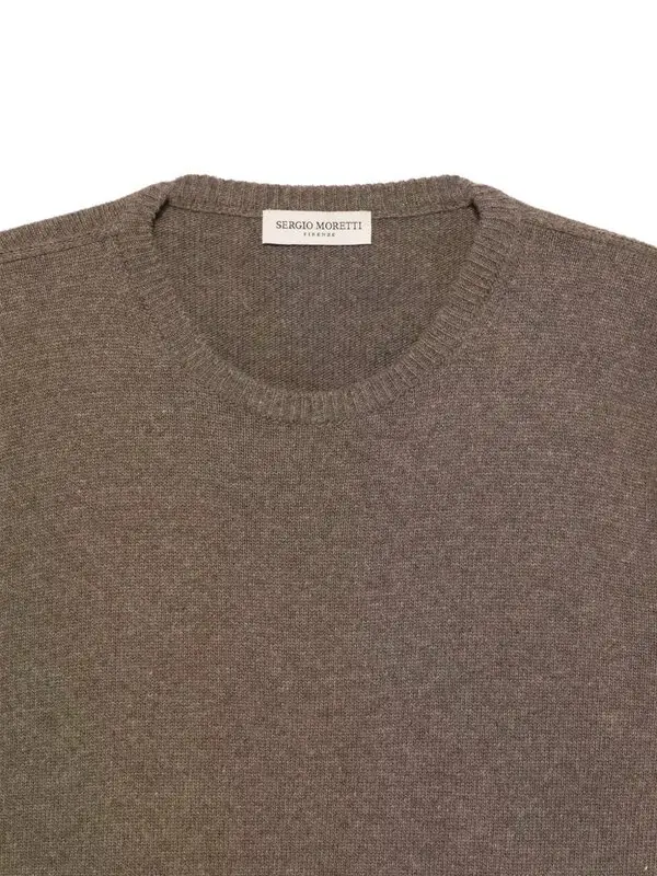 SERGIO MORETTI FIRENZE Crew Neck Long Sleeve Sweater