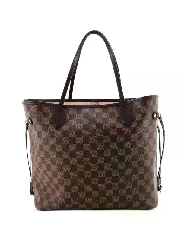 LOUIS VUITTON Damier Mm Tote Bag - Brown