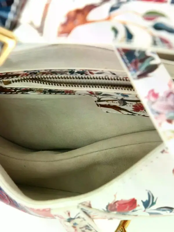 Dior Saddle Handbag With Strap, Printed Leather, Medium Shoulder Bag - Multicolour