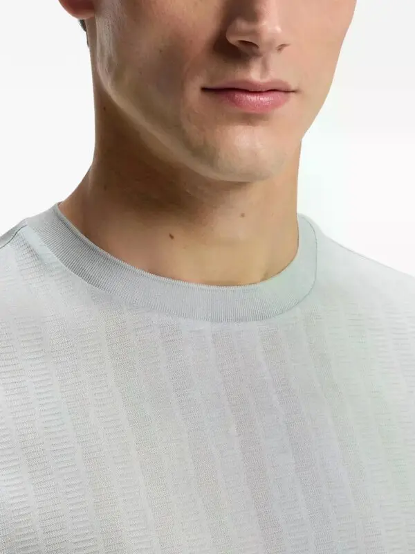 BOSS Regular-fit Textured T-shirt