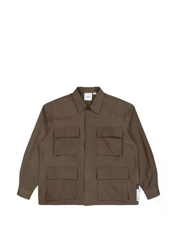 WTAPS Jmod Logo-print Military Jacket