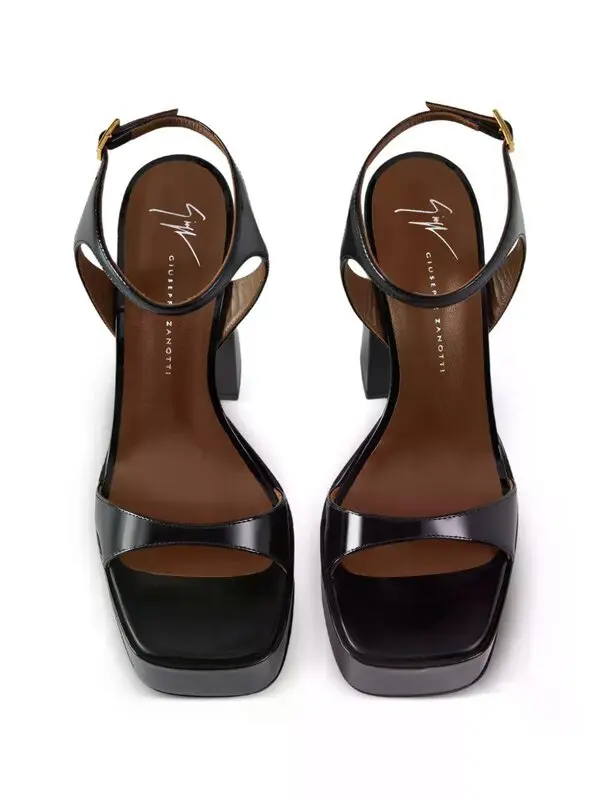 GIUSEPPE ZANOTTI Chérie Platform Sandals - Black