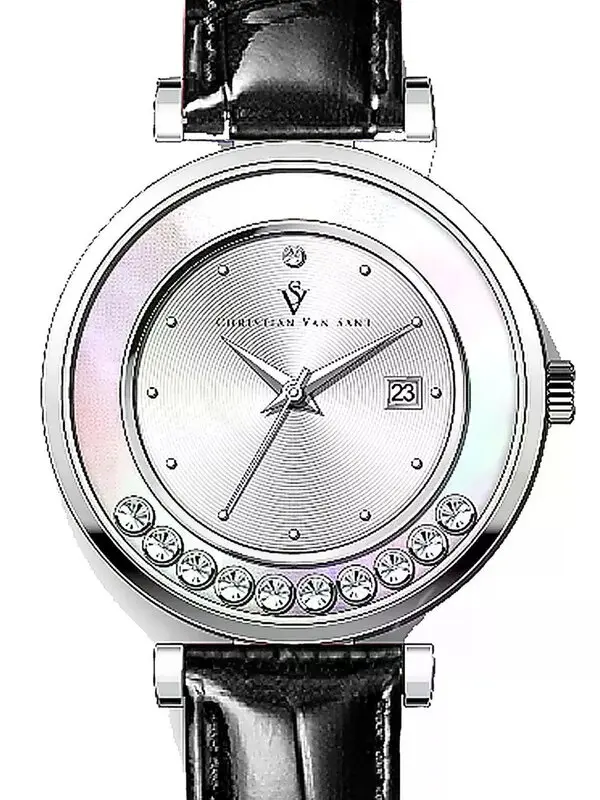 CHRISTIAN VAN SANT Bria 40mm Watch With Crystal Embellishments
