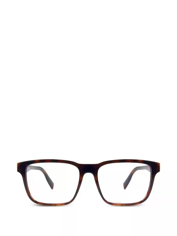 Lacoste Tortoiseshell-effect Square-frame Glasses - Brown
