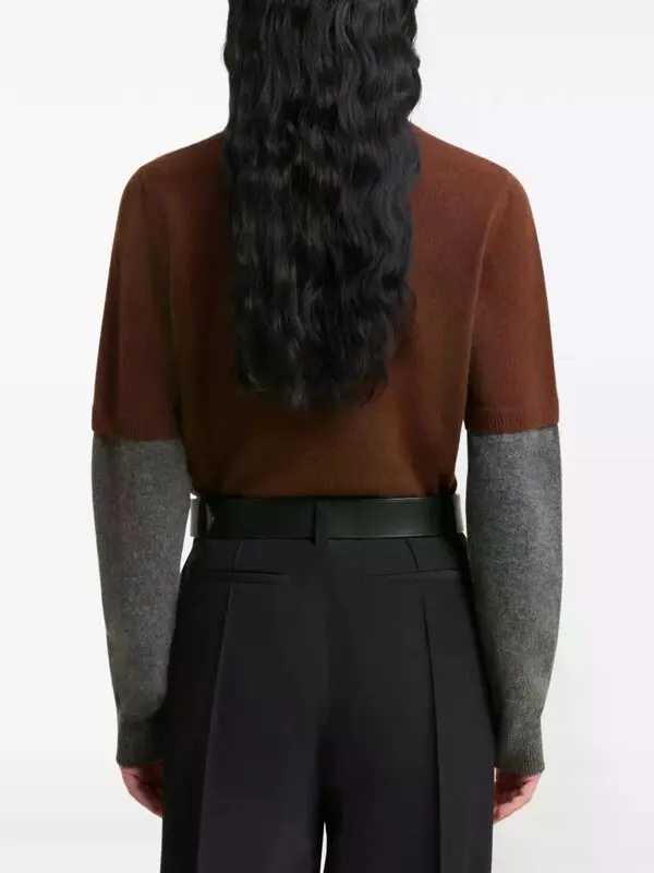 Marni Layered Effect Cashmere Jumper