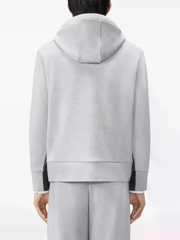 Thom Browne 4-bar Colour-block Hoodie